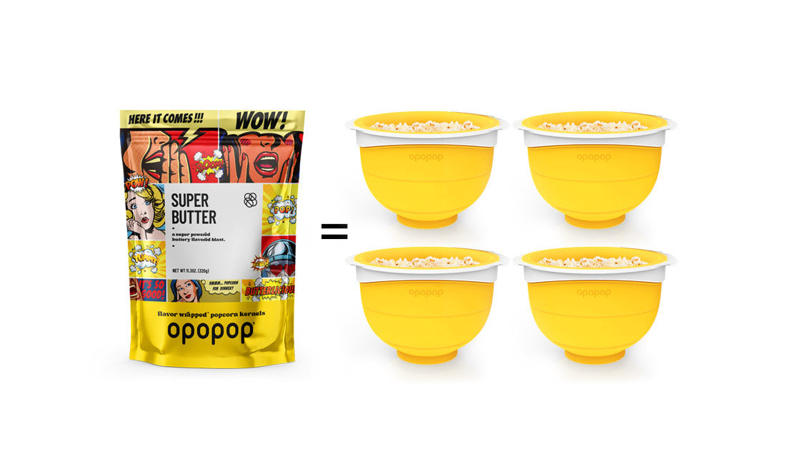 Super Butter Flavor Wrapped Popcorn Kernels