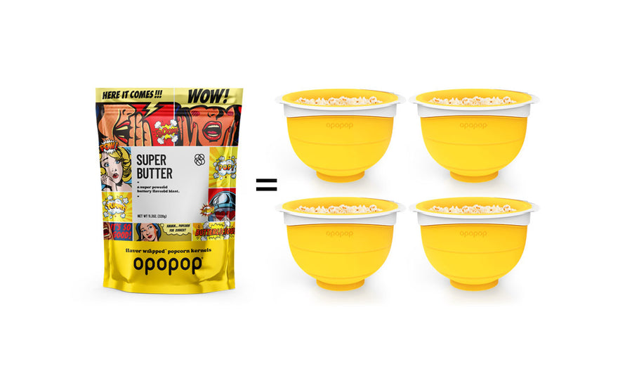 Super Butter Flavor Wrapped Popcorn Kernels